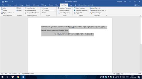 Math Mode Convert Standard Word Equations To Latex Tex Latex Stack Exchange