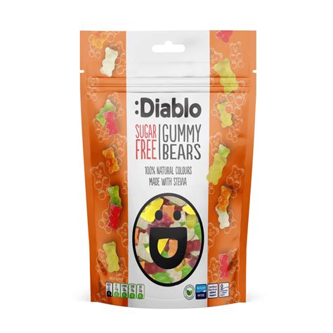 Diablo Sugar Free Gummy Bears Diabetic Sweets Scran Scranie