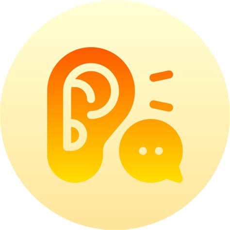 Listener Basic Gradient Circular Icon