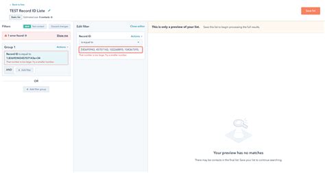 solved hubspot community creating a mass list from [record id