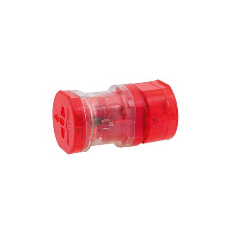Stekker Adapter Universal Rood