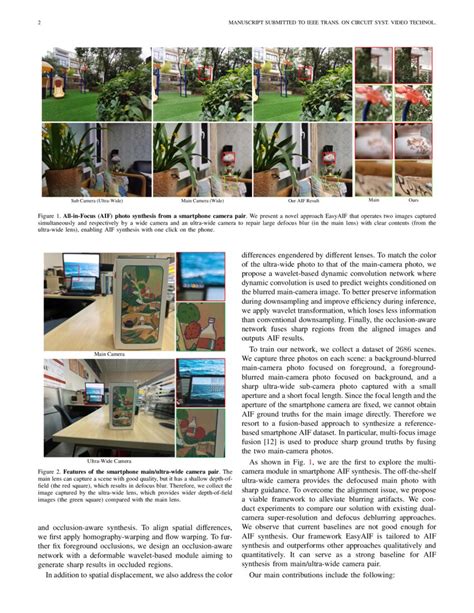 point and shoot all in focus photo synthesis from smartphone camera