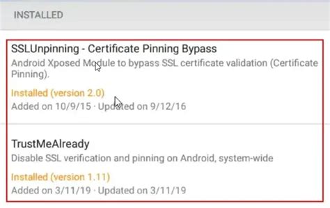 Способы обхода ssl pinning android приложения