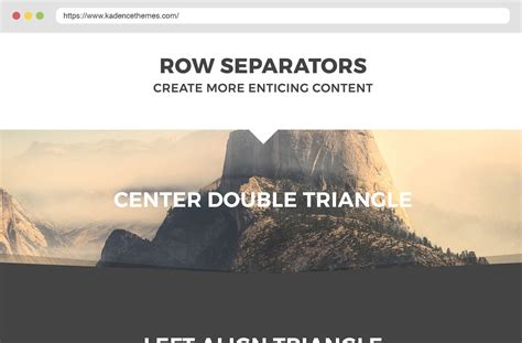 Page Builder Row Separator Kadence Themes Wordpress