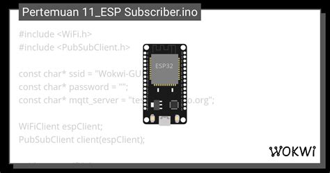 Pertemuan 11esp O Wokwi Esp32 Stm32 Arduino Simulator