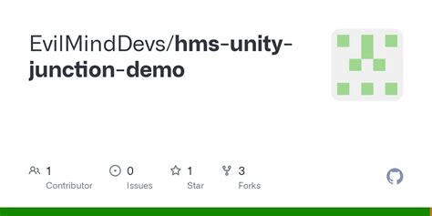 Github Evilminddevshms Unity Junction Demo