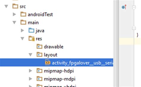 Coding USB Serial Using Android Studio FPGA Lover
