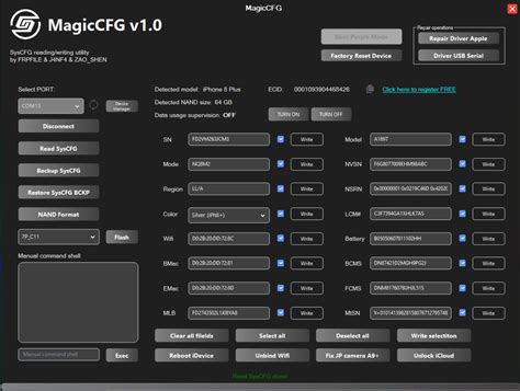 magic cfg windows tool free read and write nand data repair hub bd
