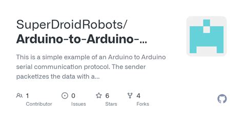Github Superdroidrobotsarduino To Arduino Serial This Is A Simple
