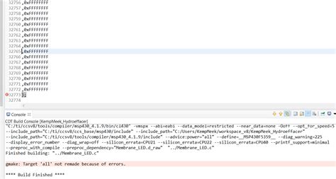 Ccs Msp F Including A C File In Main Code Msp Low Power Microcontroller Forum Msp Low