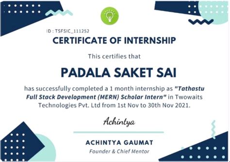 Saket Sai Padala On Linkedin I Am Happy To Share That I Completed Full