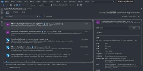 在 Net 5 6的 Windows Form 中使用 Ef Core 長庚的作業簿