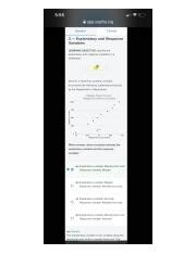 Sophia Intro To Statistics E App Sophia Org Question Tutorials Explanatory And Response