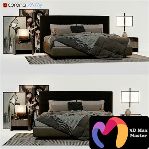 Poliform Bruce Bed 3d Max 3dmaxter