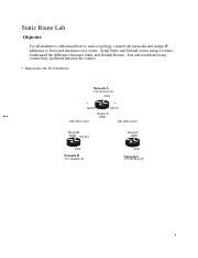 Static Routes Lab Kevin Rajaram Docx Static Route Lab Objective For All Babes To
