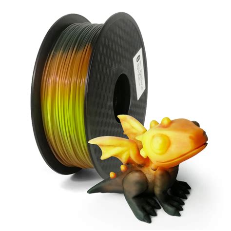 삼색 실크 Pla 3d 프린터 필라멘트 3가지 색상 Fdm 프린터용 175mm 1kg세트 Alshop01