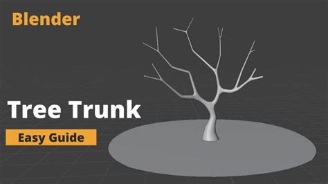 Blender X Tree Trunk Modeling With Skin Modifier