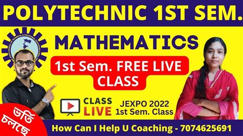 Polytechnic 1st Sem Mathematics Live Class By Nabanita Mam Logarithm Youtube