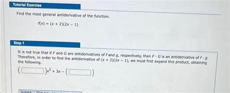 Solved Tutorial Exercise Find The Most General