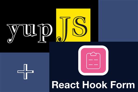 form validation in reactjs integrating react hook form and yup