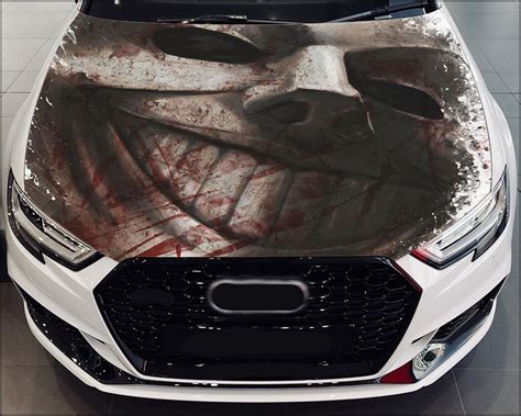Car Hood Wrap Mask Vinyl Sticker Full Color Custom Decal Fit Any Car Etsy