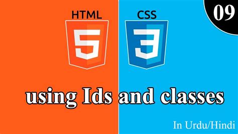 Html Css Tutorial For Beginners In Hindiurdu How To Use Id And Class