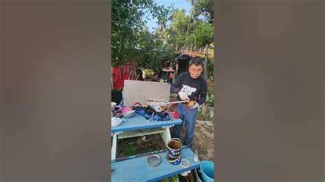 가스예초기 기어뭉치 구리스 주입후 예초하기 시청자님 방문 조경과구들장 Youtube