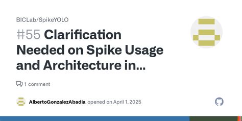 clarification needed on spike usage and architecture in spikeyolo