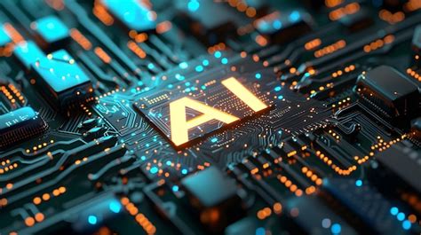 Premium Photo 3d Rendering Circuit Board With Ai Symbol Technology And Engineering Concept