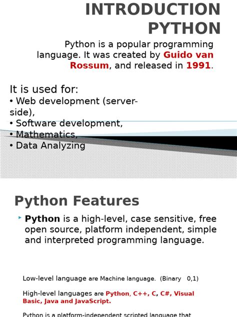 introduction python pdf