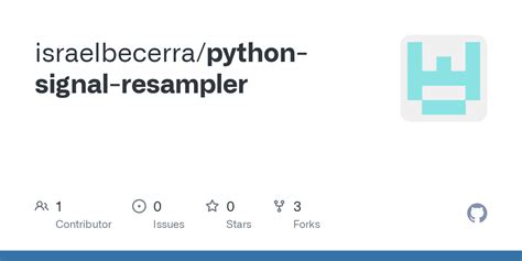 Github Israelbecerrapython Signal Resampler