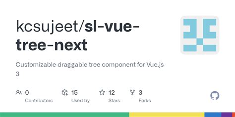 Github Kcsujeetsl Vue Tree Next Customizable Draggable Tree