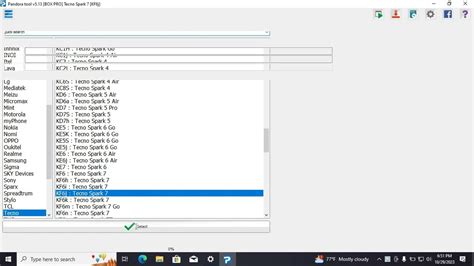 Tecno Spark Kf J Frp Unlock Pandora Tool