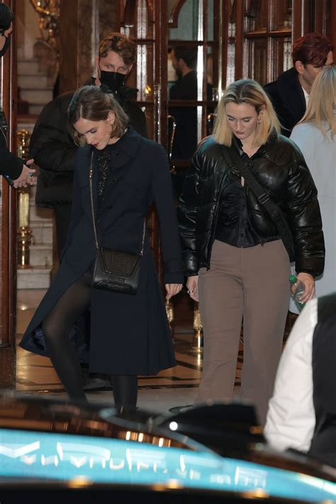 Emma Watson Leaves An Audience With Adele Recording At London Palladium