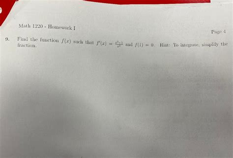 solved find the function f x such that f′ x x2x3 1 and