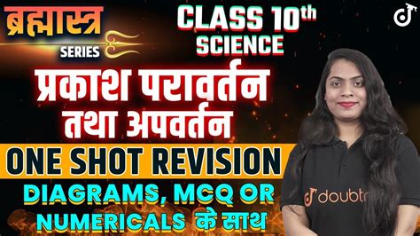प्रकाश परावर्तन तथा अपवर्तन Light Reflection And Refraction Class 10 Full Chapter 10 Science