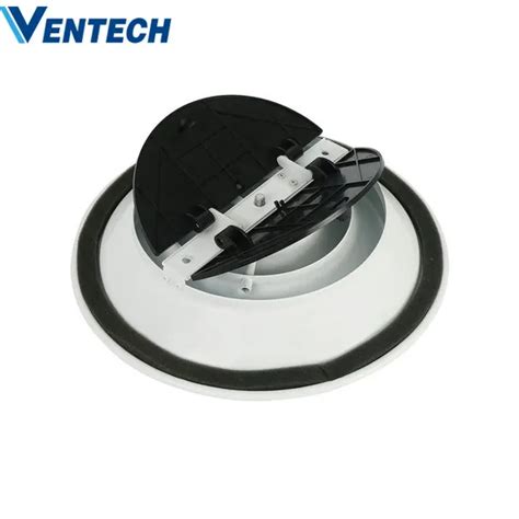 Hvac Round Ceiling Diffuser With Plastic Damper Round Diffuser And