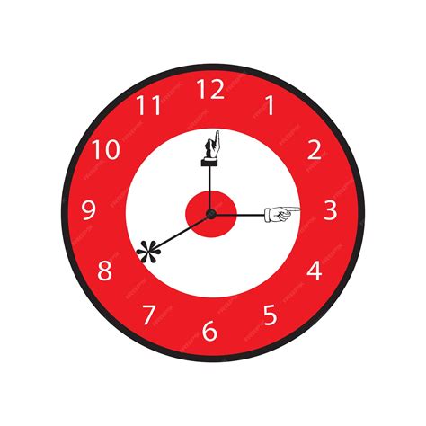 Premium Vector Clock Flat Style Clock Icon Watches Vector Illustration Alarm Clock Icon Flat