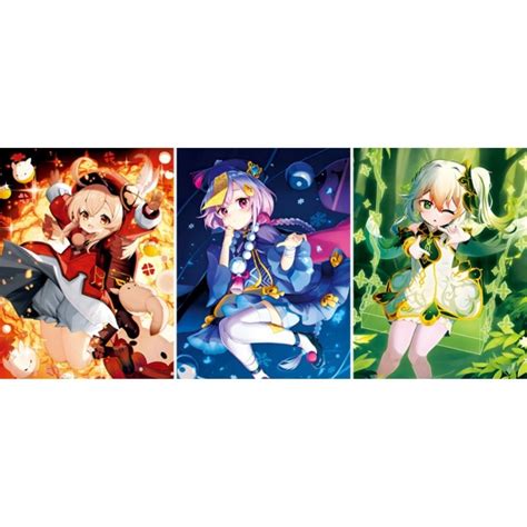 D Triple Transition Klee I Nahita Genshin Impact Lenticular Poster Etsy