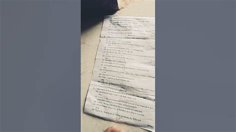 Std 10 Maths Paper Shorts Paper Maths Std8 Hardwork Vairal Subscribe Youtube