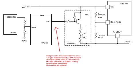 LMZ34002 Controlling INH Pin To Power ON LMZ34002 With Output Disabled Power Management Forum