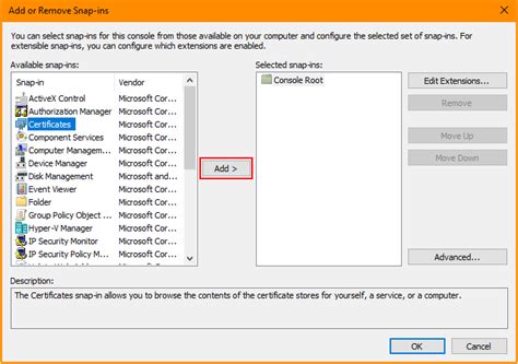 Adding Certificates To The Windows Certificate Store