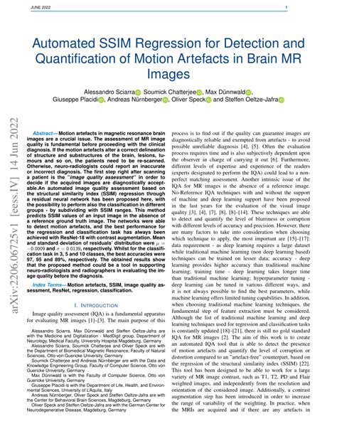 Pdf Automated Ssim Regression For Detection And Quantification Of