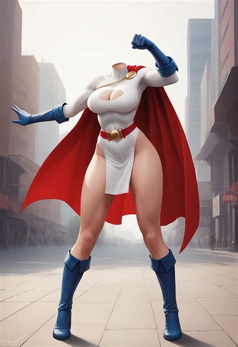 Headless Power Girl By Objectifier On Deviantart