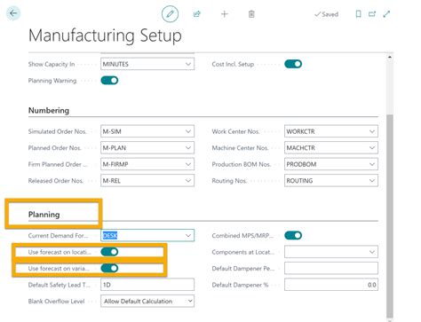 d365bc wave 2 2021 item variant code on demand forecasts
