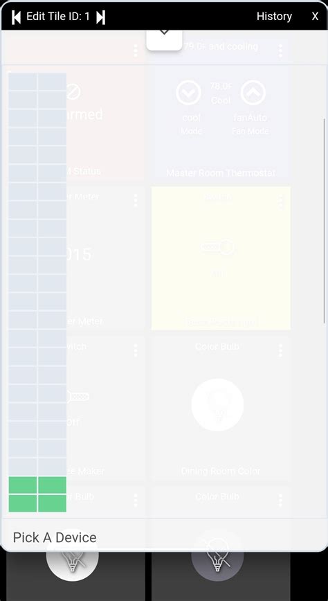 Dashboard Tile Current Location No Longer Highlighted Hubitat