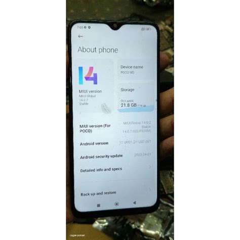 MESIN POCO M MACHINE RAM MINUS CAMERA Shopee Malaysia