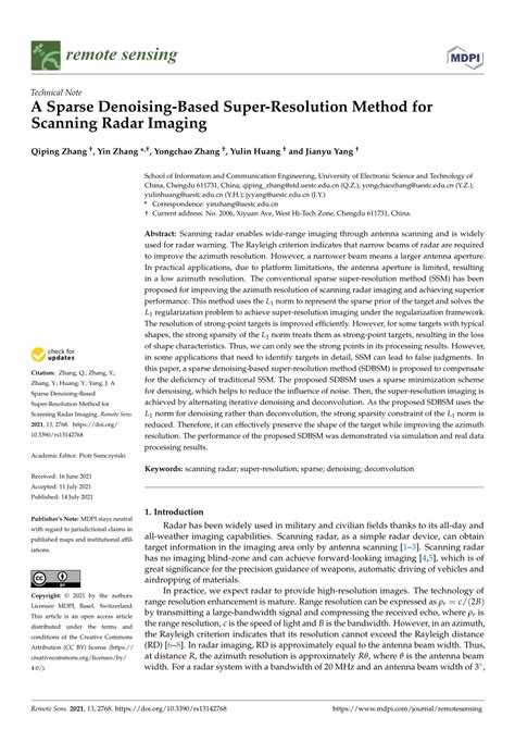Pdf A Sparse Denoising Based Super Resolution Method For Scanning