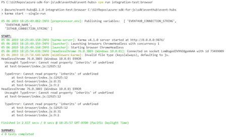 EventHubs Pre Requisites To Run Browser Tests By Ramya Pull Request Azure Azure