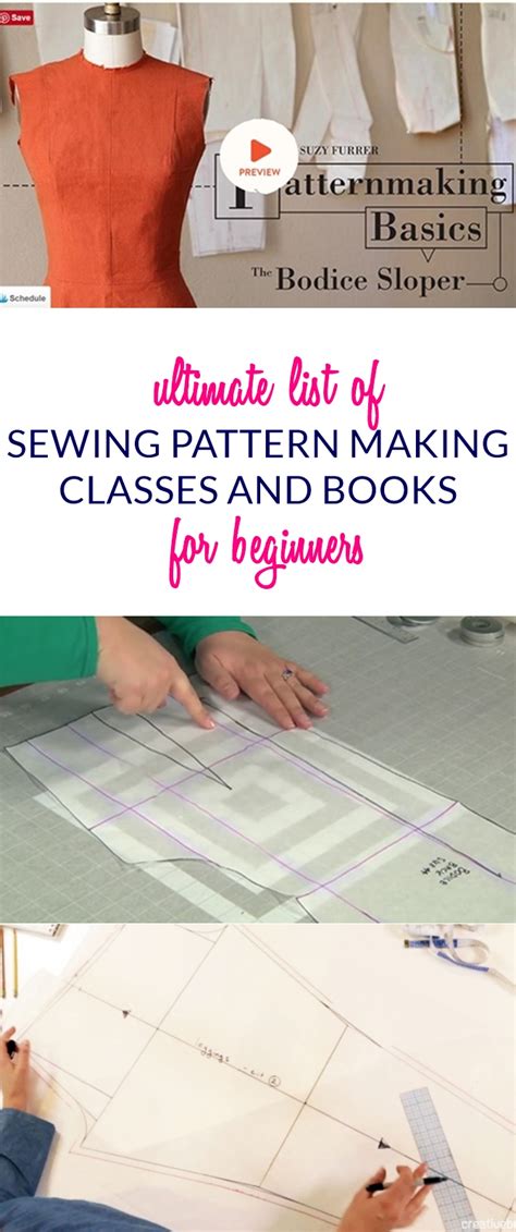 Ultimate List Of Online Sewing Pattern Making Classes And Books